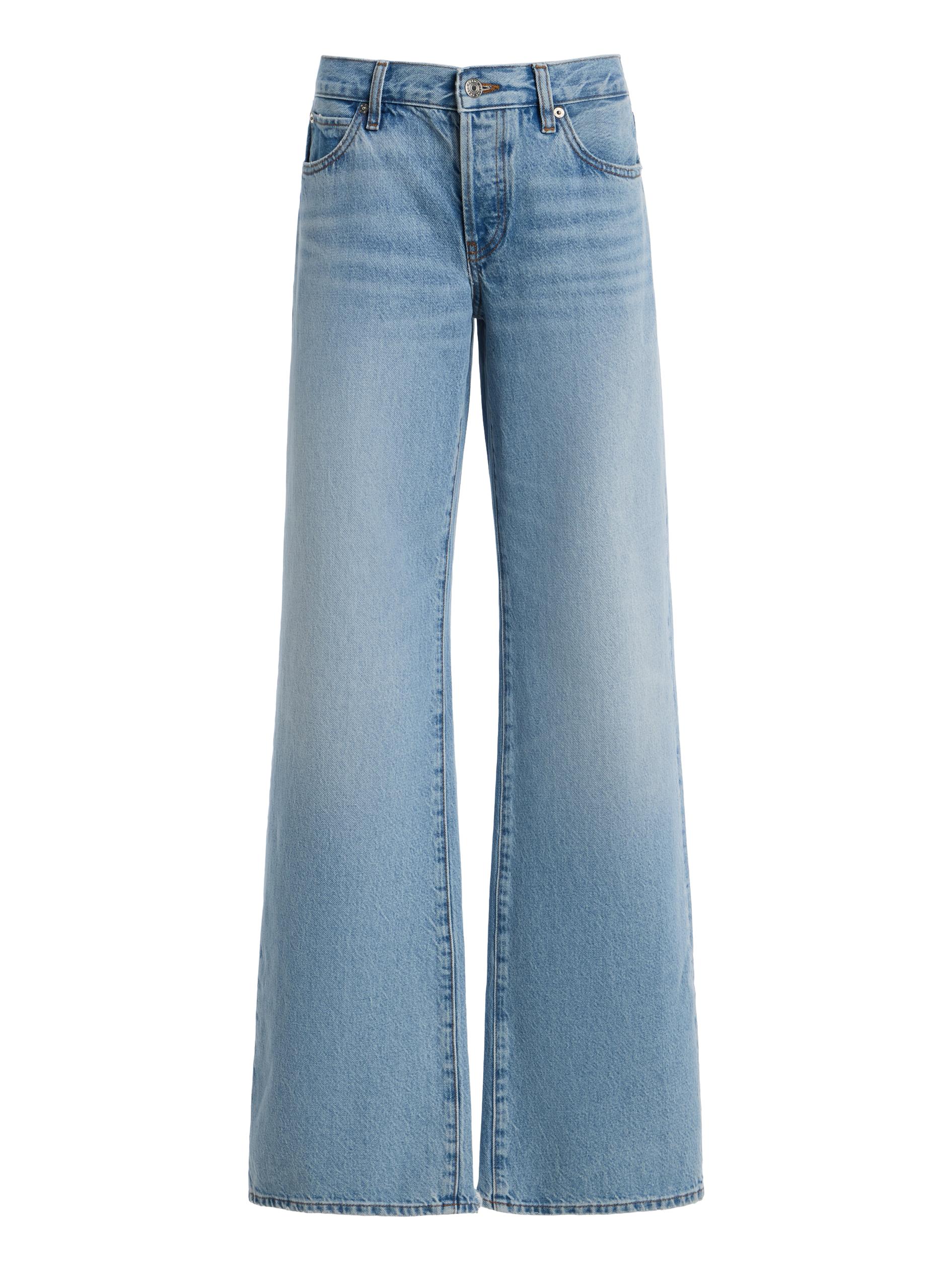 FRAME FRAME Mid-Rise Wide-Leg Jeans